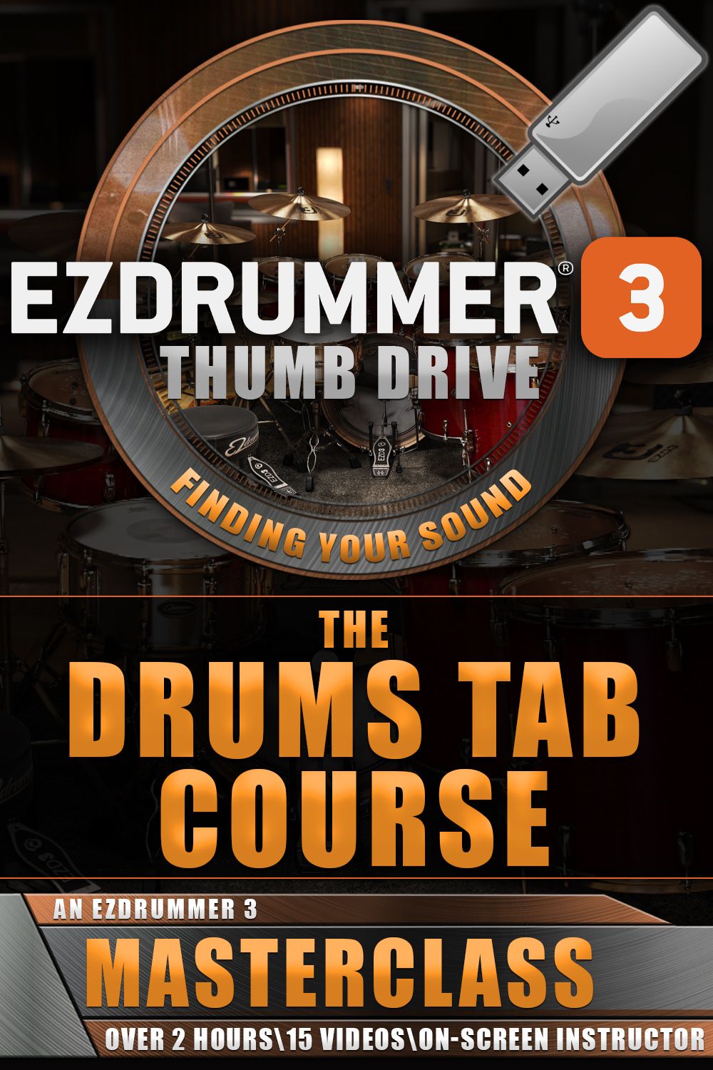 EZdrummer 3 | The Drums Tab Course (thumb drive) - Store - Shootie School