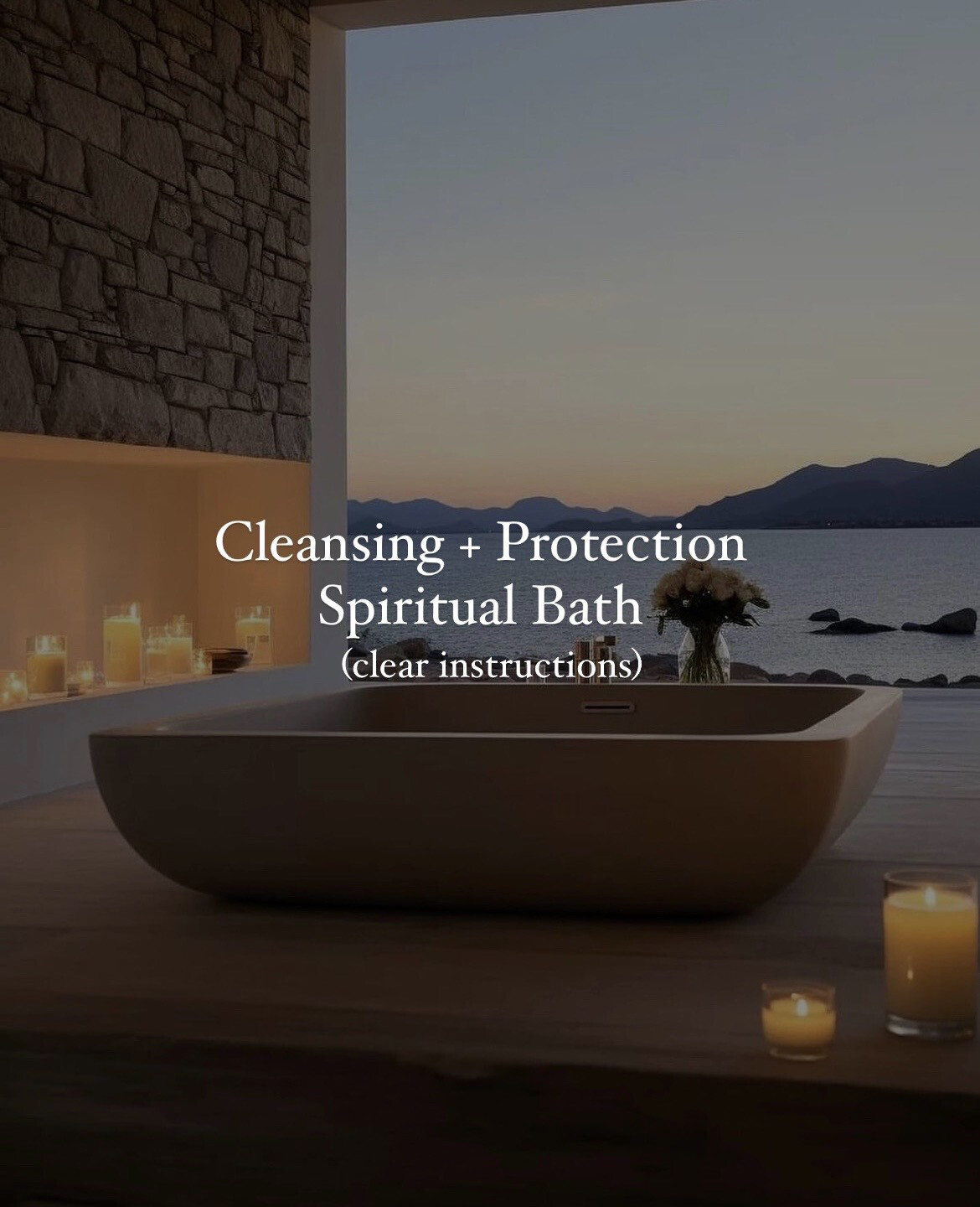 Spiritual Bath Instructions 🕊️