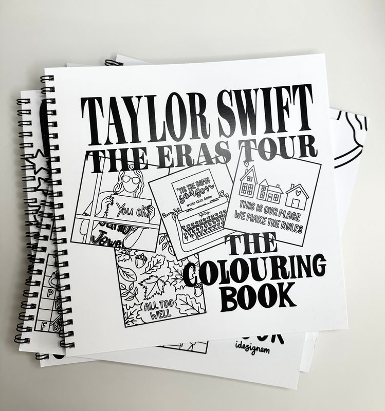 Taylor Swift: The Eras Tour Colouring Book (double sided)