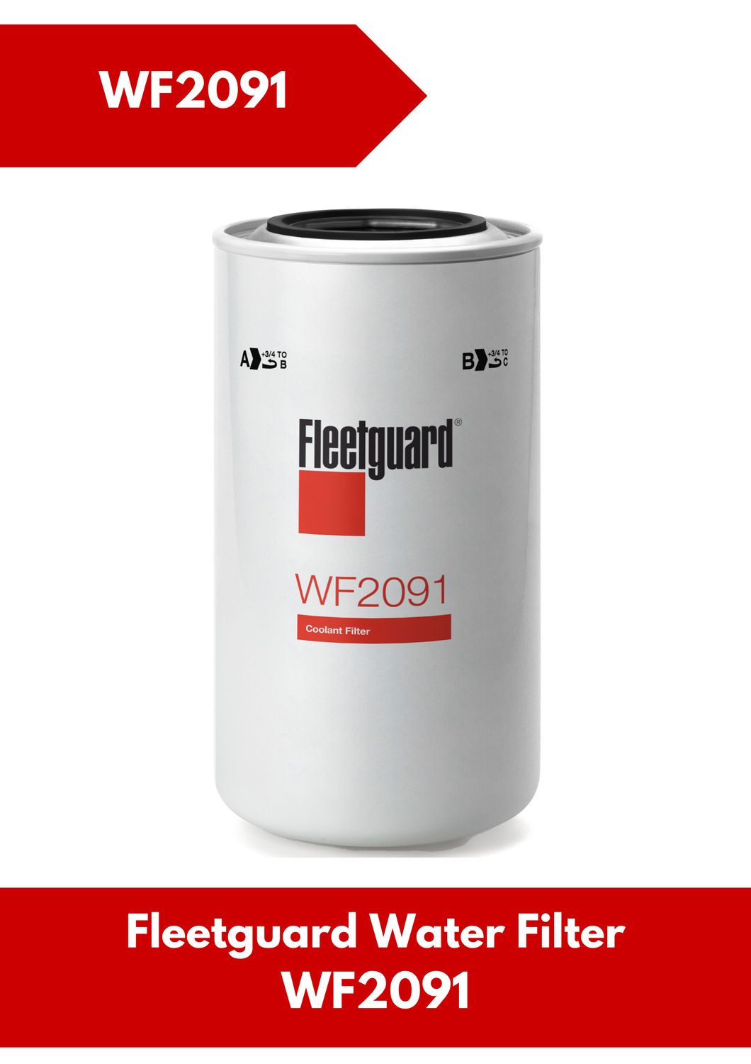 FLEETGUARD Water Filter WF2091