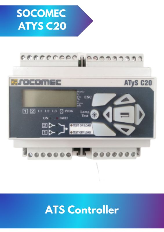 SOCOMEC ATS Controller ATYS 15993020/ C20