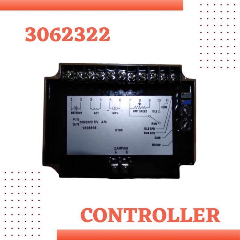 CUMMINS CE30-62322 / 3062322 Speed Governor