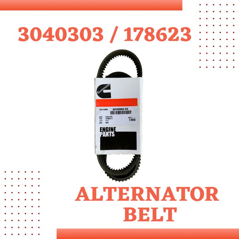 CUMMINS Alternator Belt 178623 / 3040303