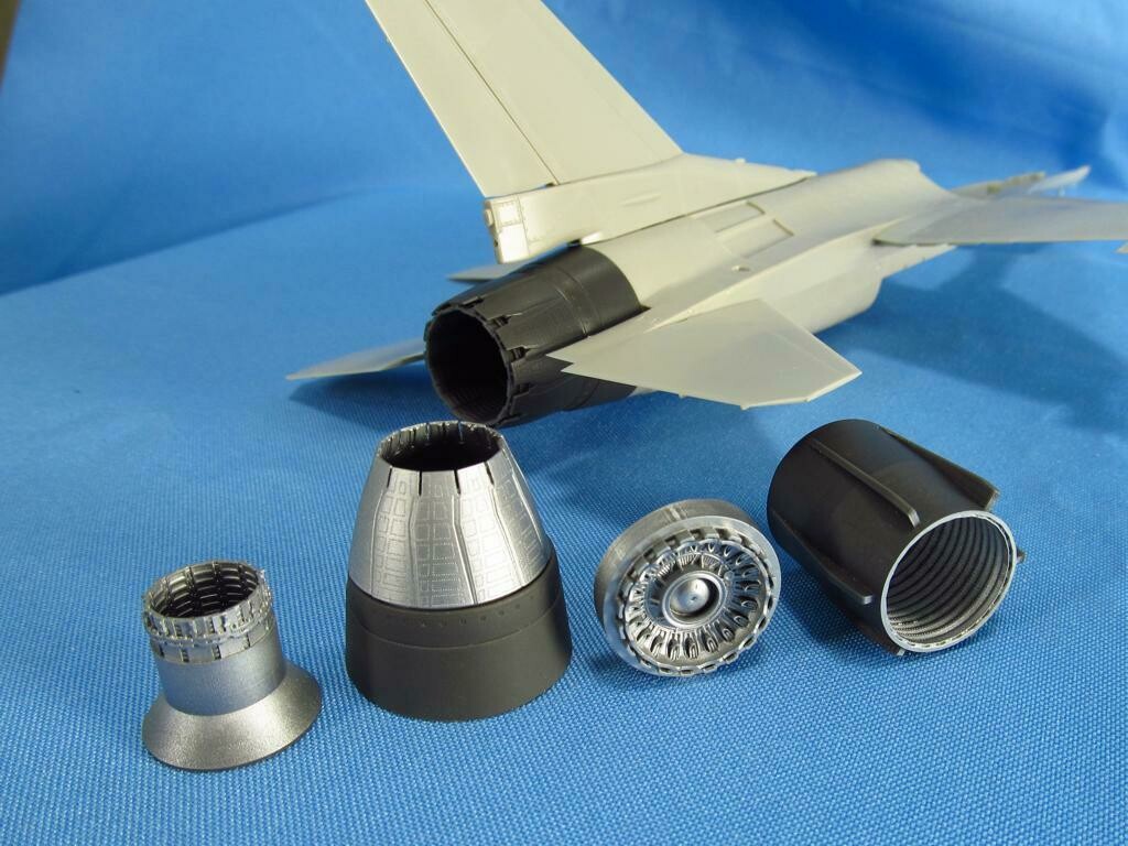Metallic Details 1/48 F-16 F110 Afterburner (closed) Nozzle Set