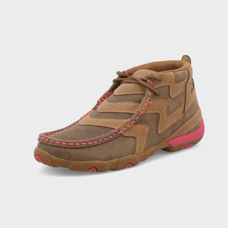 WDM0149 WOMEN'S TWISTED X CHUKKA TAN DRIVING MOCS
