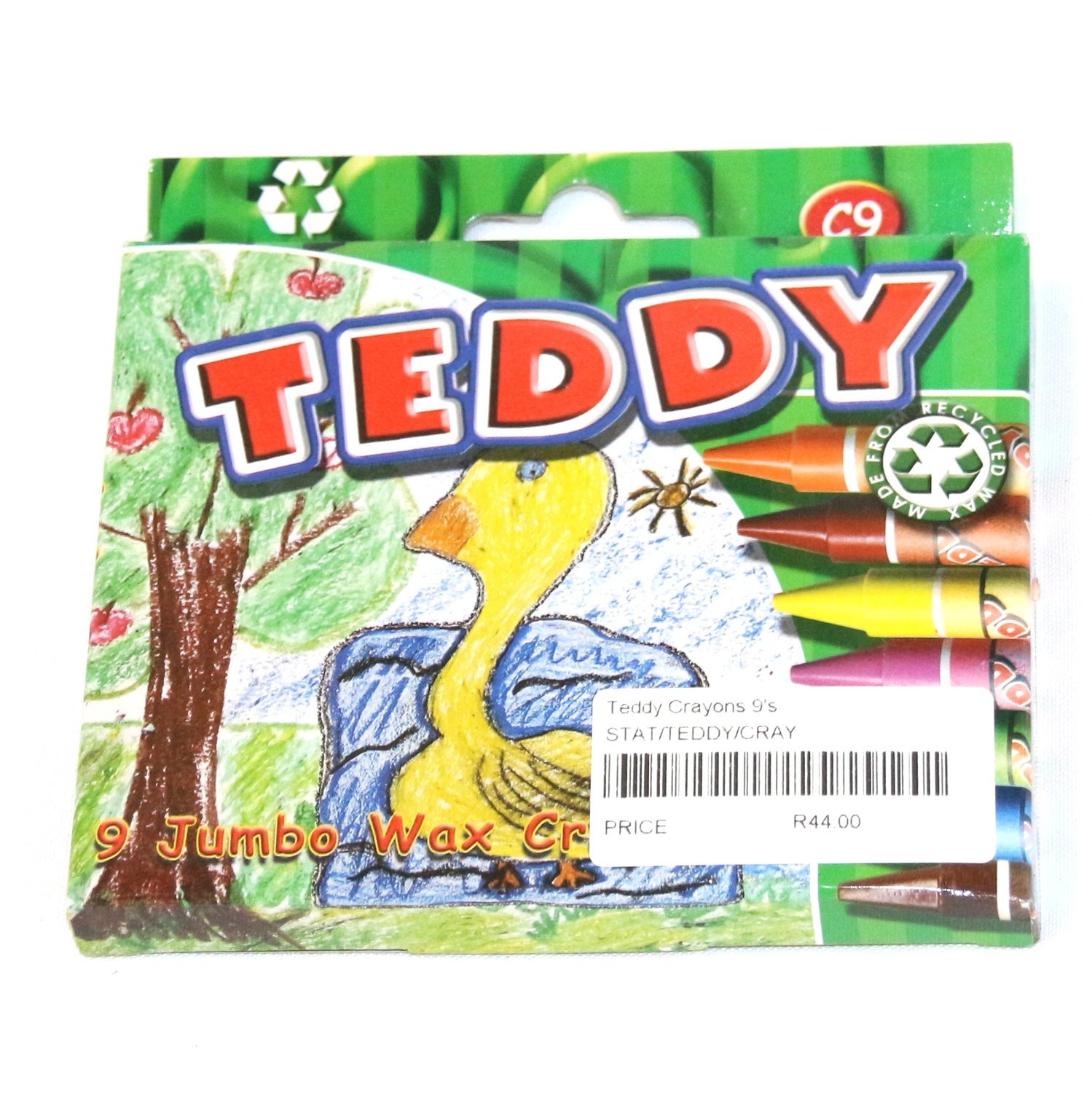 Teddy Bear Crayons 9'S