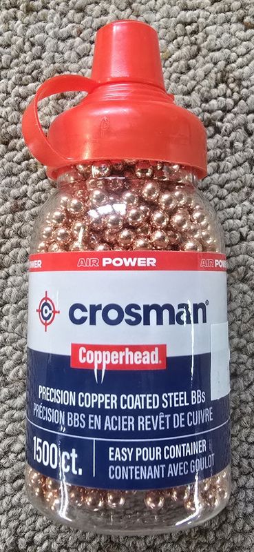 Crosman Copperhead BB's 1500 ct.