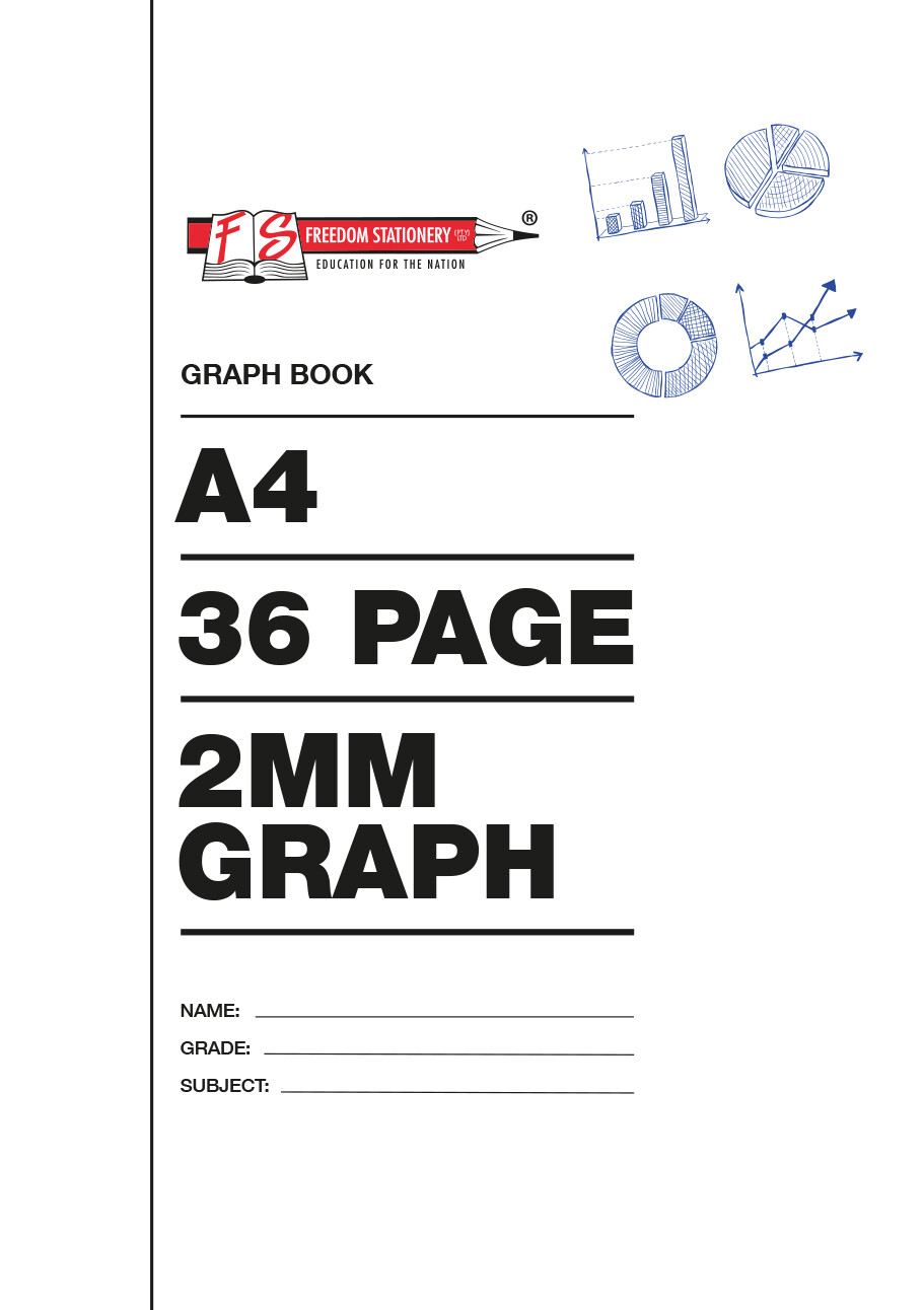 A4 Graph Book 36pg