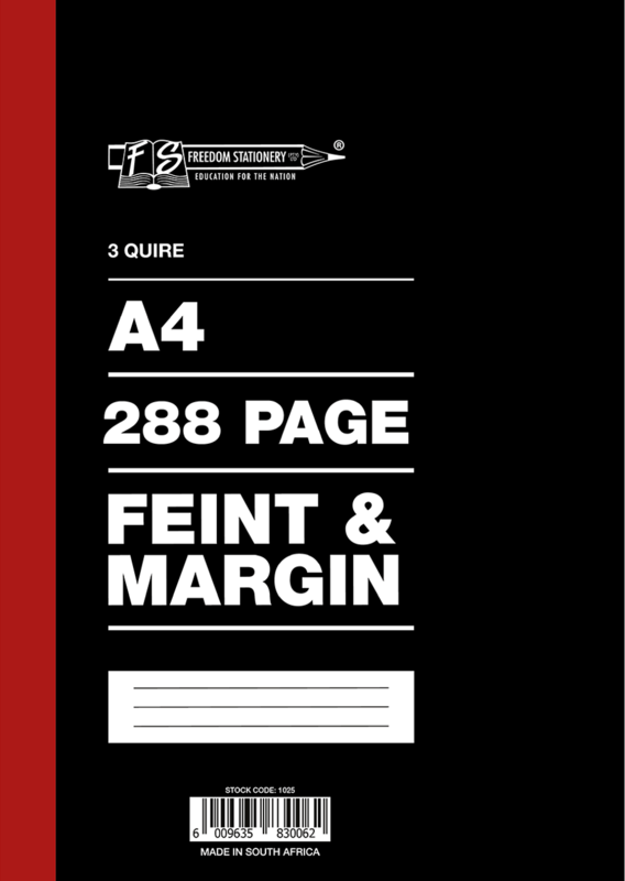 A4 288 pg Hardcover Counter Book 3 quire FM