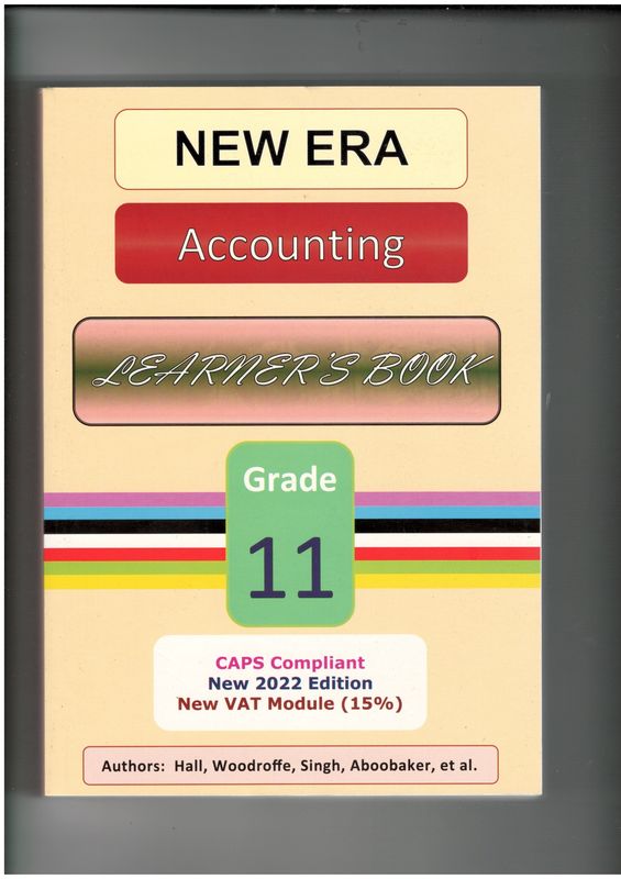 New Era Accounting Grade 11 Learner Book (2022 Edition)