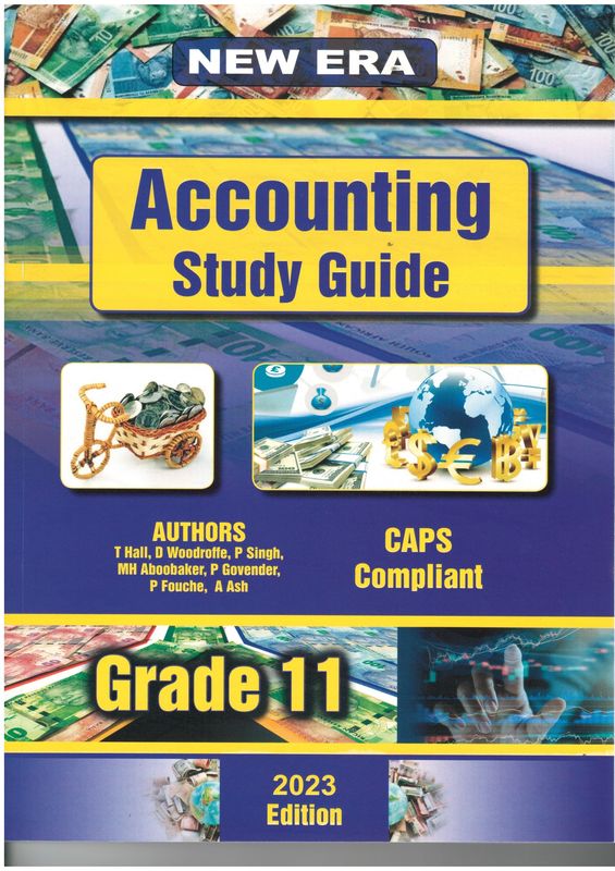 New Era Accounting Grade 11 Study Guide (2 books)
