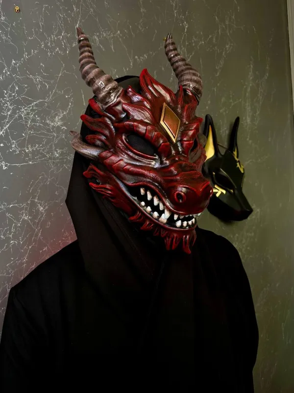Dragon Mask — Red