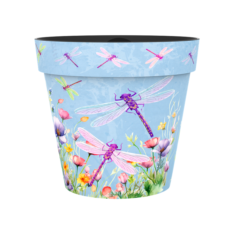 ZEST POT DRAGONFLIES 6 IN