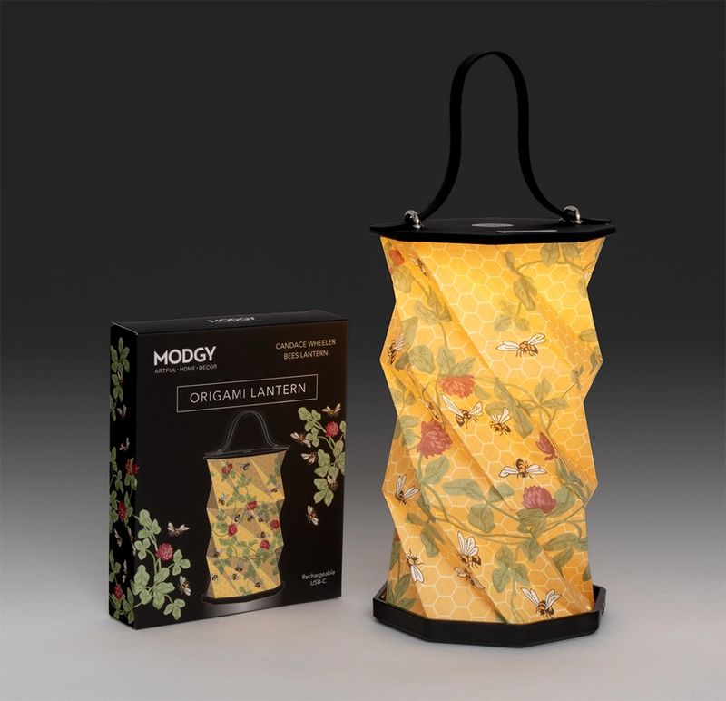 Modgy Candace Wheeler Bees Origami Lantern