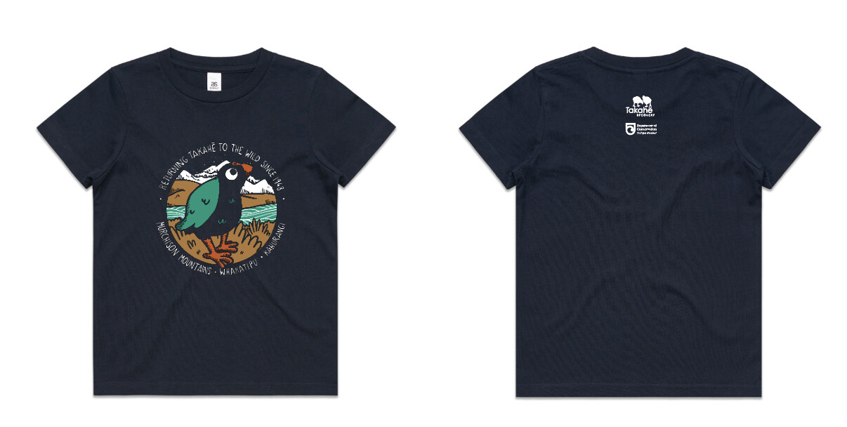 T-Shirt- takahē Recovery – Store – Tiritiri Matangi