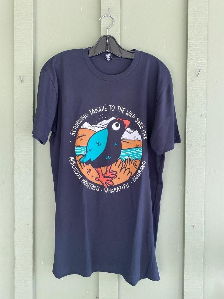 T-Shirt- takahē Recovery – Store – Tiritiri Matangi
