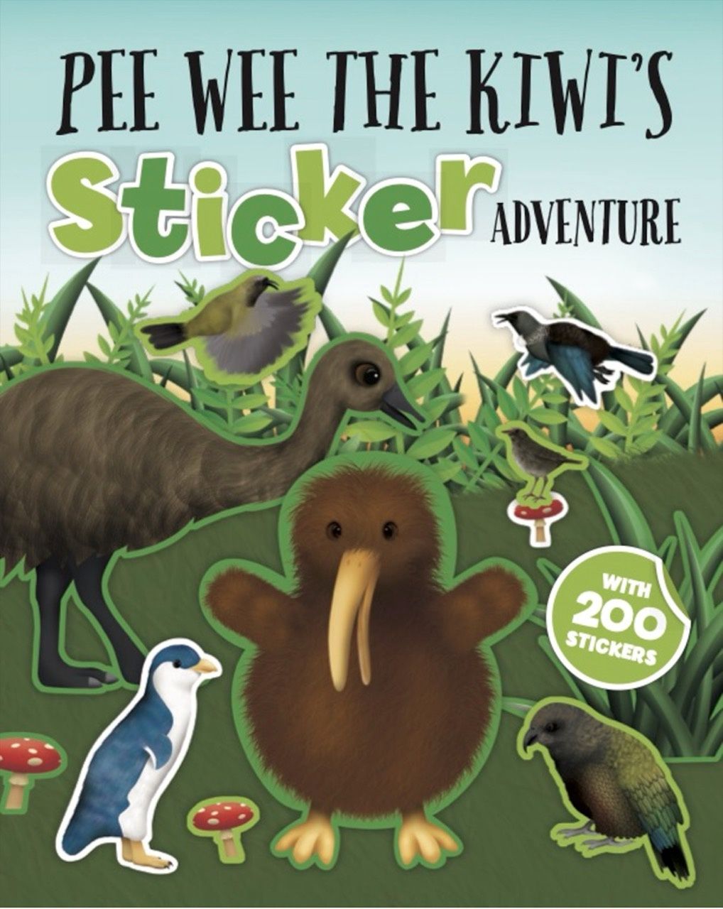 Book- Pee Wee Kiwis Sticker Adventure – Store – Tiritiri Matangi