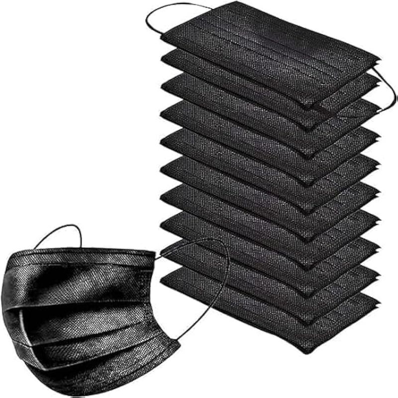 Disposable Black 3Ply Face Mask (50pcs/Box)