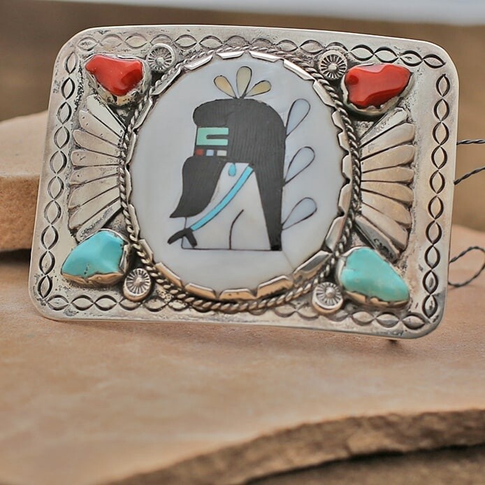 Vintage 1961 ribbon winning buckle