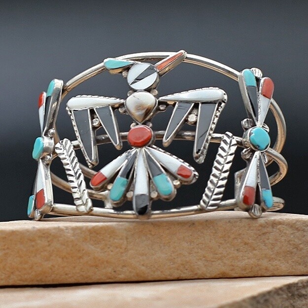 1960's Thunderbird cuff bracelet