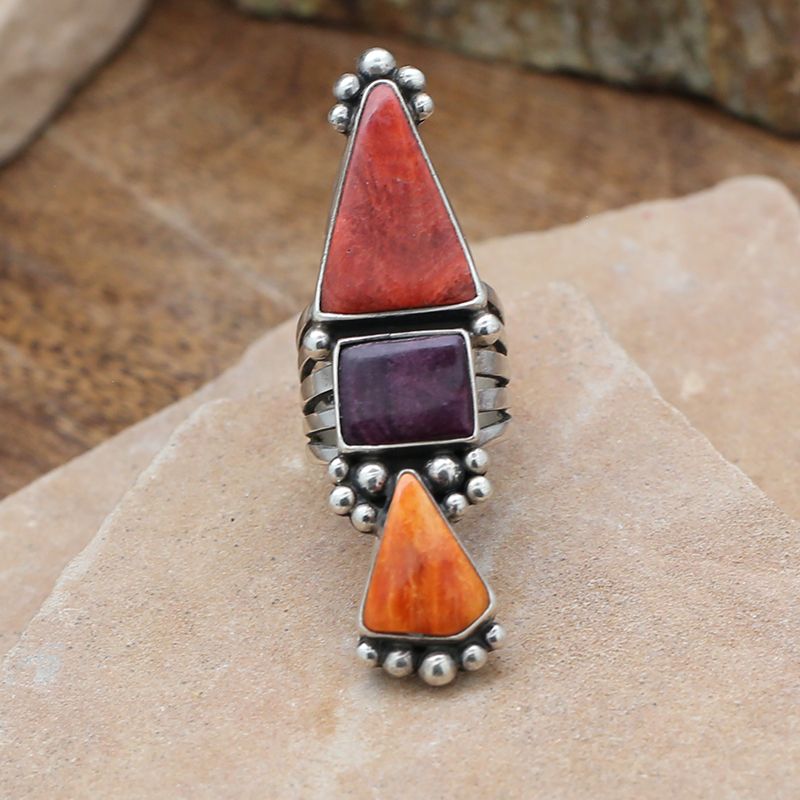 Extra long spiny oyster shell ring