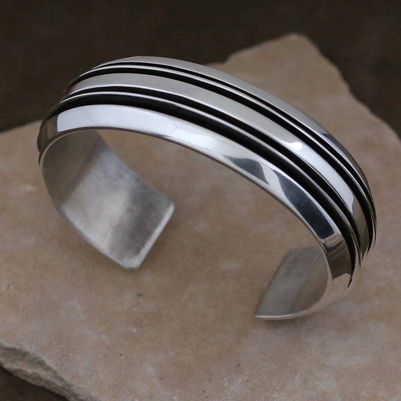 Tom Hawk unique silver bracelet