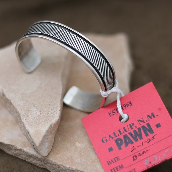 Leander Tahe silver bracelet-Pawn Jewelry