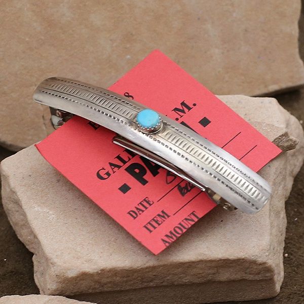 Navajo hair barrette- Pawn Jewelry