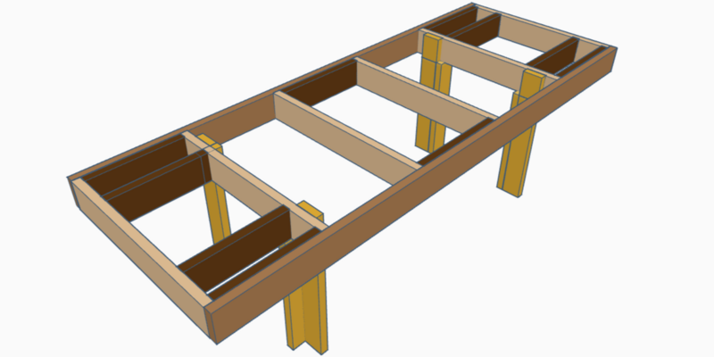 60" Wide Complete Model Railroad Starter Table Kit