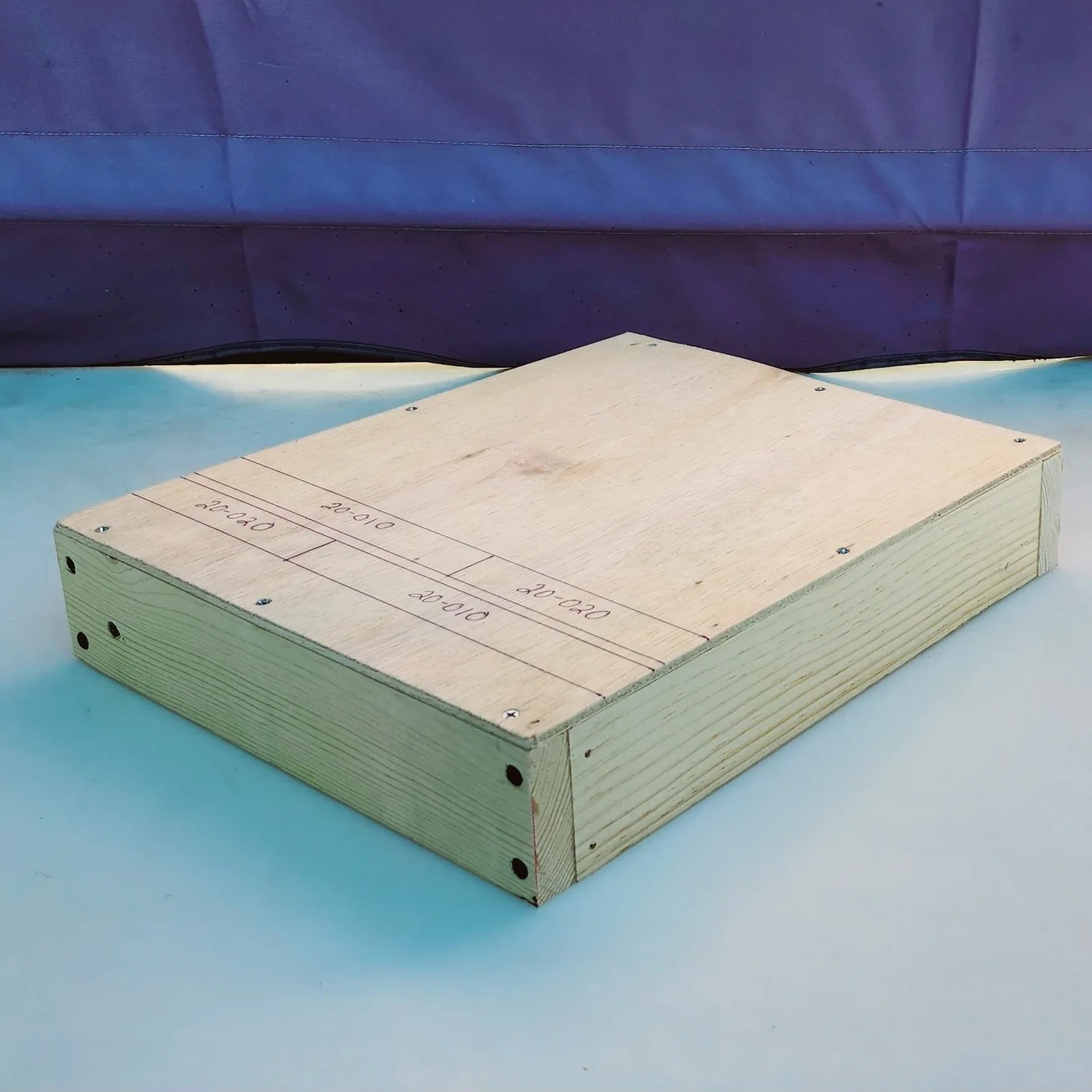 T-TRAK SINGLE MODULE, Fully Assembled, 1/4" Plywood Top