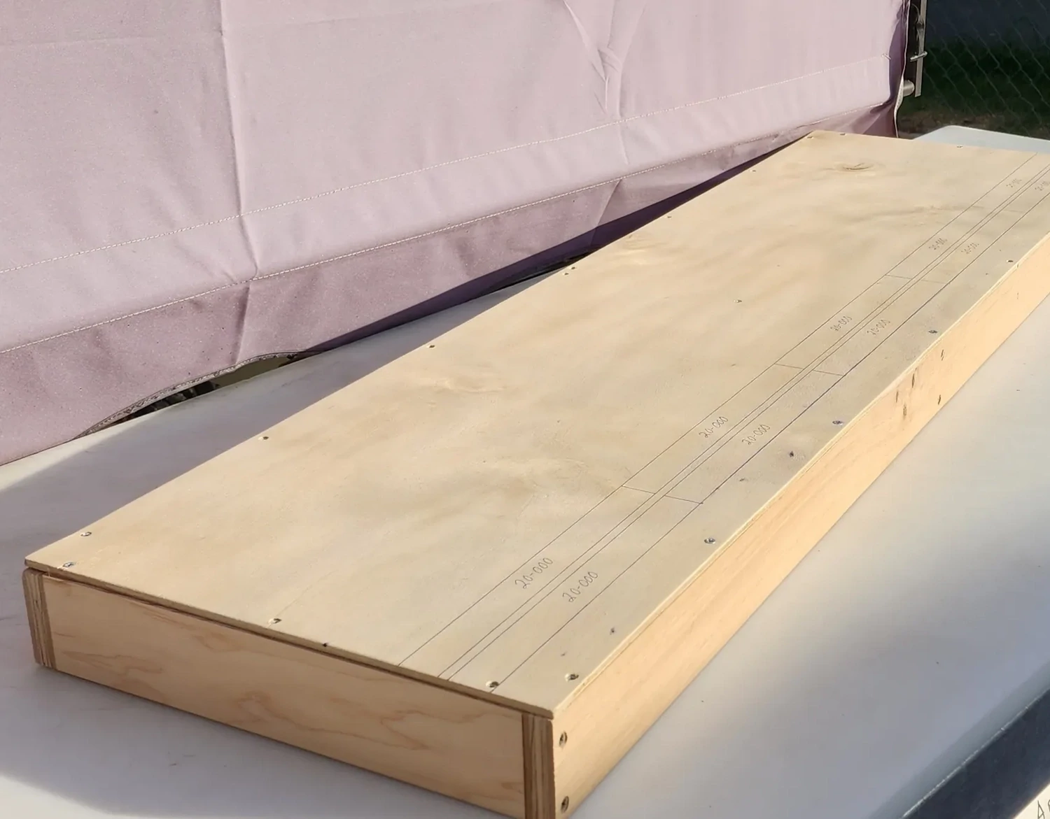 T-TRAK QUAD MODULE, Fully Assembled, 1/4" Plywood Top