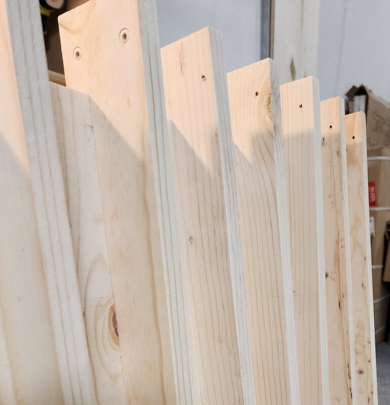 1x3 L-Girder Style Leg Assembly, 48"-54"