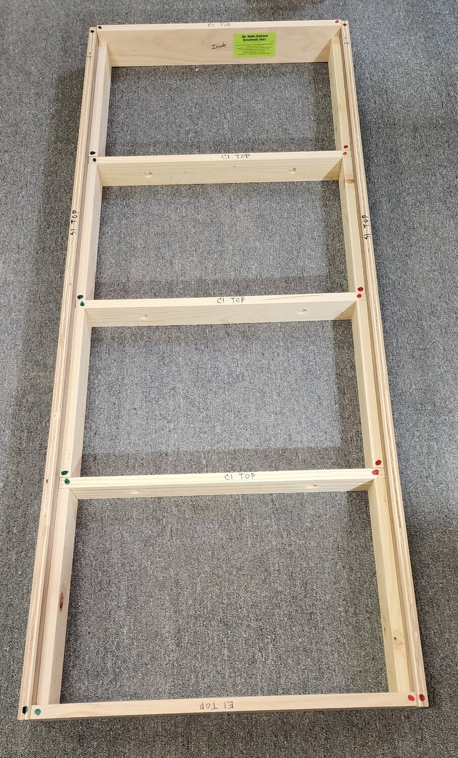 Model Railroad Benchwork, 24"-29" wide, 60"-66" long