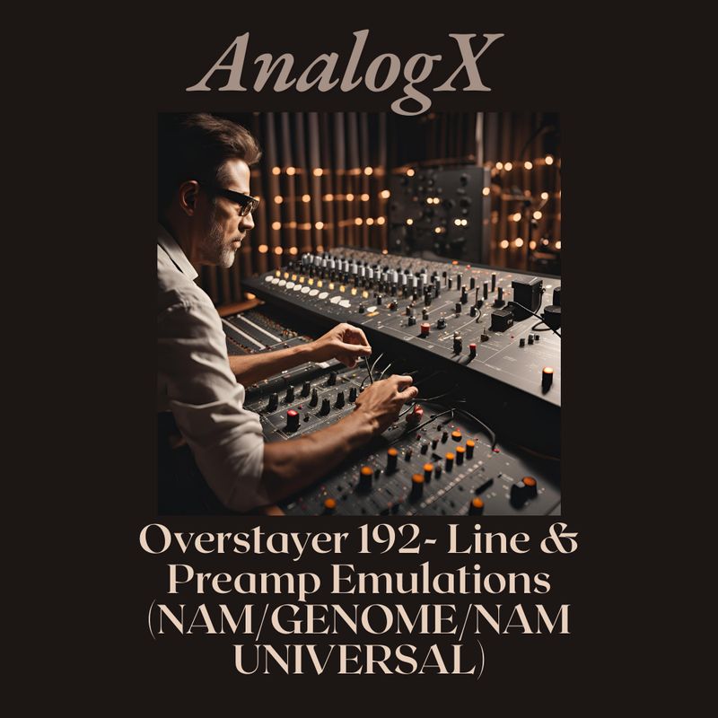 Overstayer 192- Line & Preamp Emulations (NAM/GENOME/NAM UNIVERSAL)