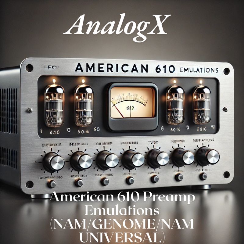American M610 Tube Preamp Emulations (NAM/GENOME/NAM UNIVERSAL)