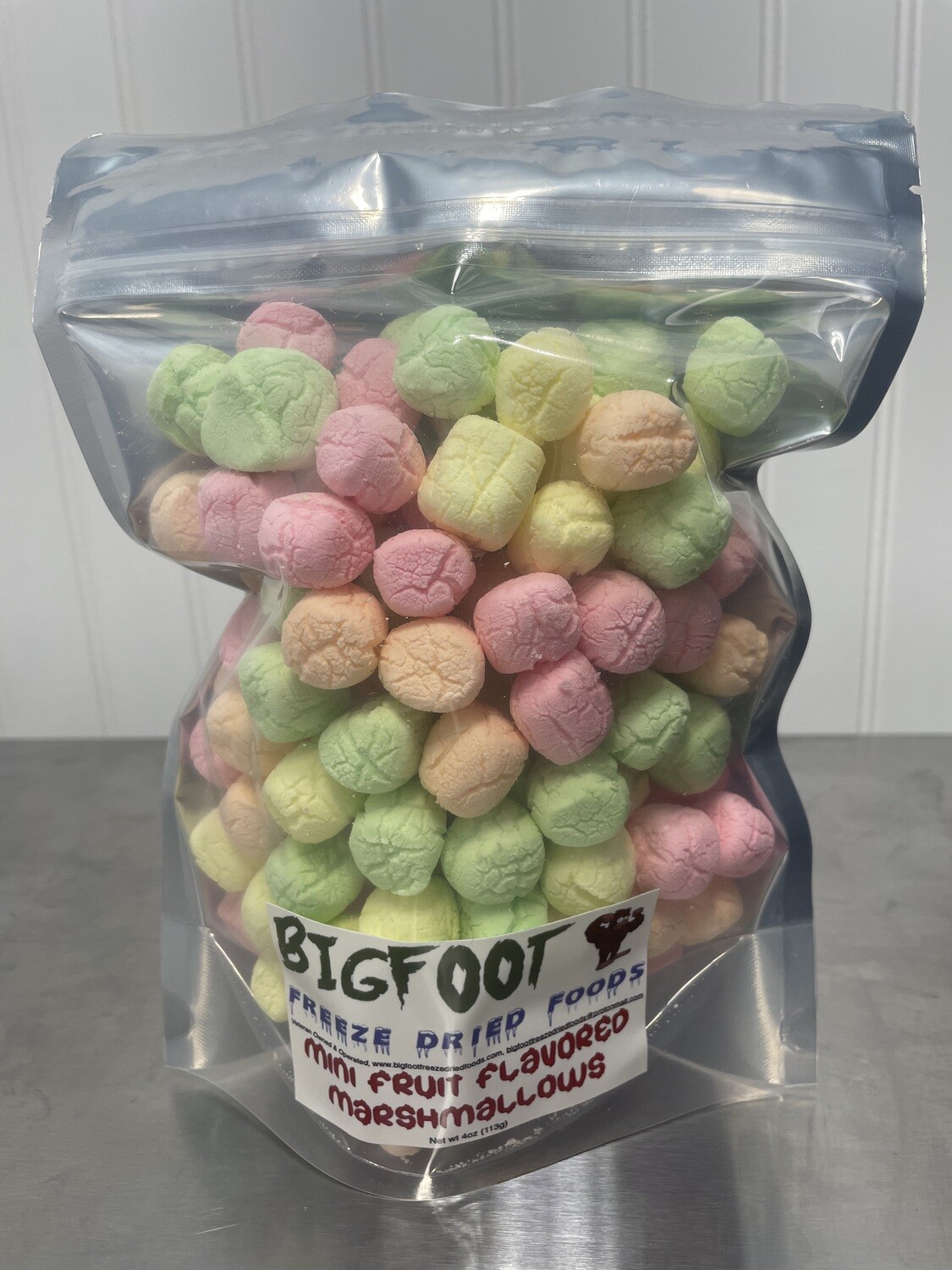 Mini Fruity Marshmallows-FREEZE DRIED-BIGFOOT BAG