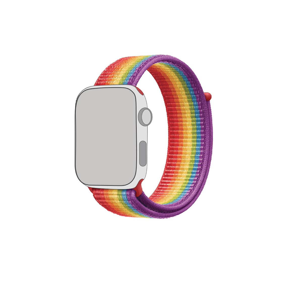 Rainbow Apple Watch strap