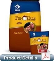 ADM Pen Pals Eggmaker Crumbles Bag 50#