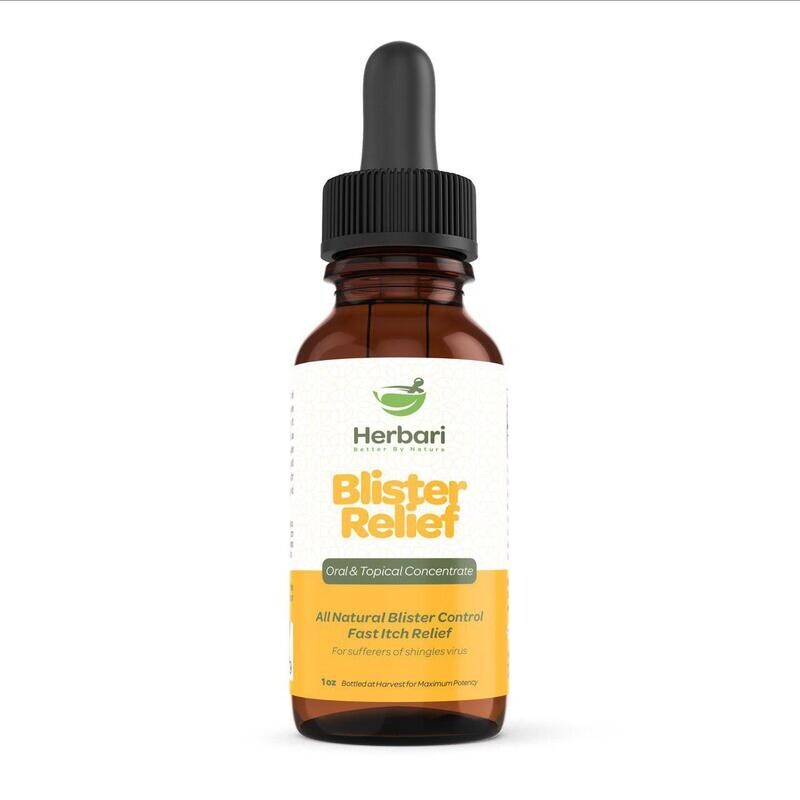 Herbari, Kosher Blister Relief (shingles), Liquid Tincture - 1 Fl. oz ...