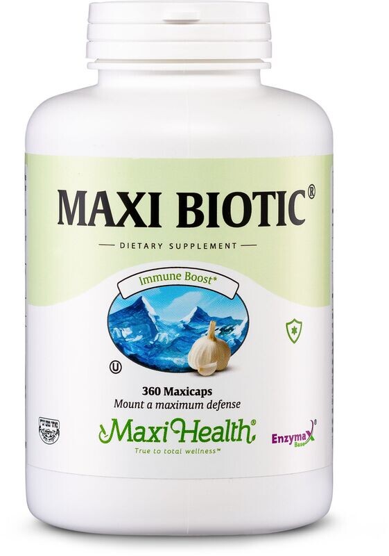 Maxi Health, Kosher Maxi Biotic, Immune Booster - Extra Strength - 360 ...