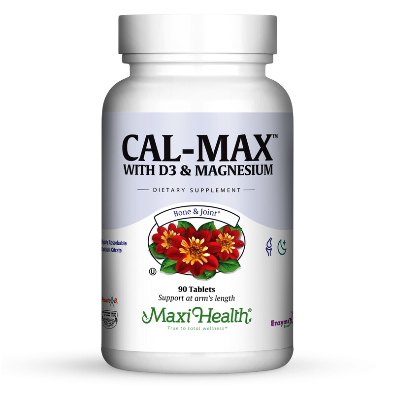 Maxi Health, Kosher Cal Max (Calcium, Vitamin D3, Magnesium and Boron) - 90 Tablets