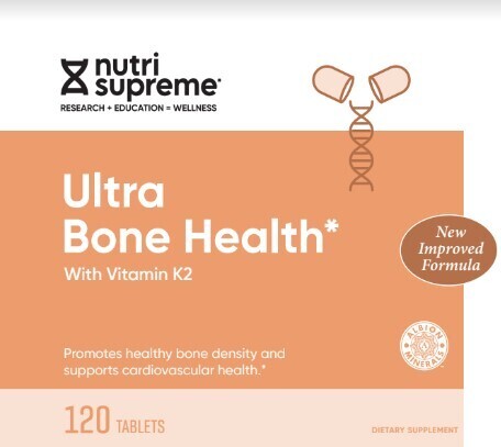 Nutri Supreme, Kosher Ultra Bone Health (Calcium, Magnesium, D3, K2 ...