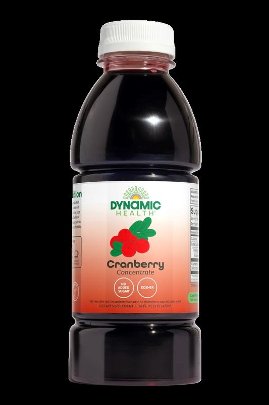 Dynamic Health, Kosher 100% Pure CRANBERRY Juice Concentrate, Liquid ...