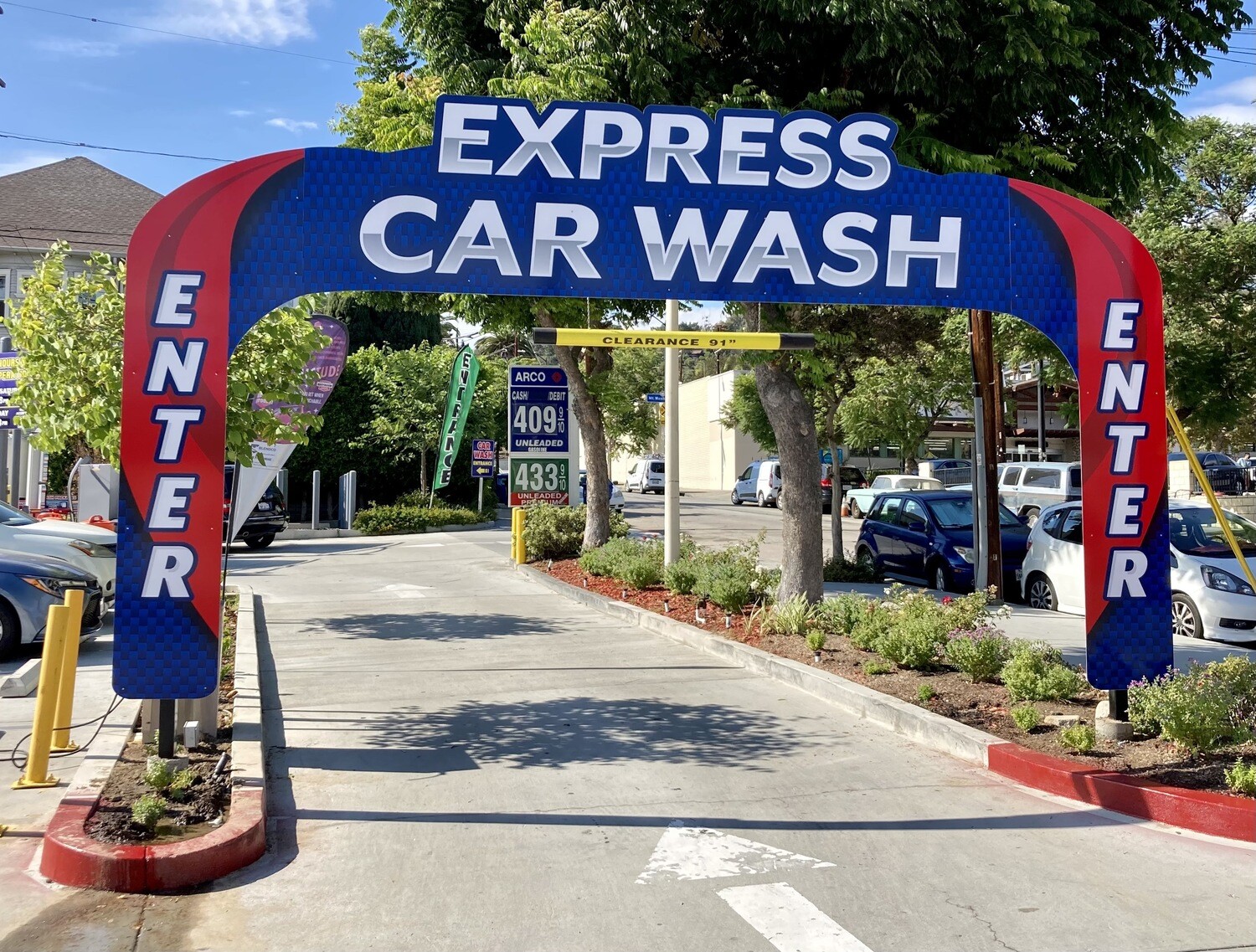 Car Wash Signs, Menus, Arches, & Design | Los Angeles | Business Sign ...
