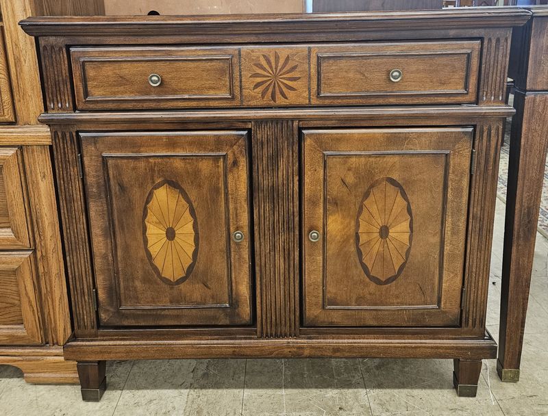 Beautiful Buffet & Matching Half Moon Table