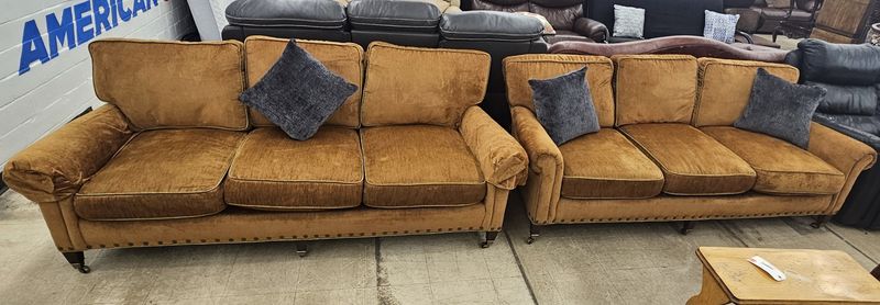 Burnt Orange Couch Set