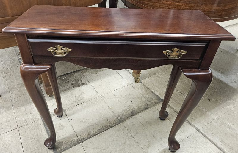 Mahogany Queen Anne style entry table