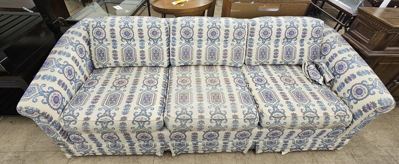 Colorful Vintage Sofa & Chair