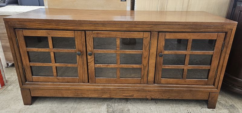 Mission Oak console