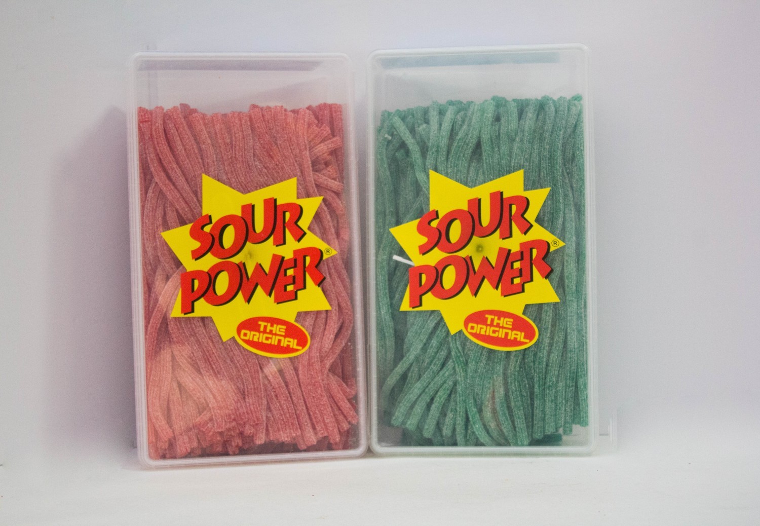 Sour Power Straws Green Apple Or Strawberry 200ct